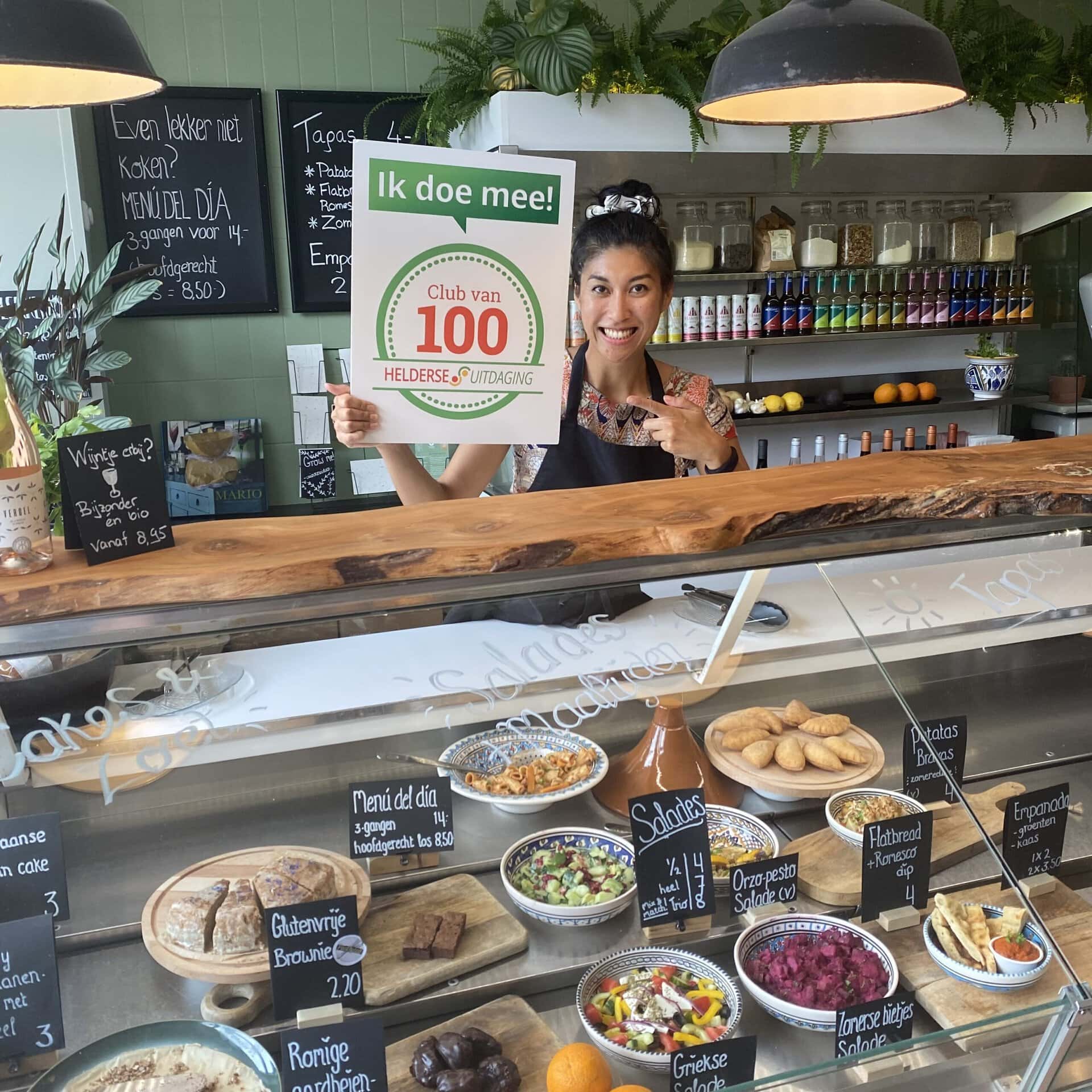 Verdeli lid van Club van 100 - Helderse Uitdaging